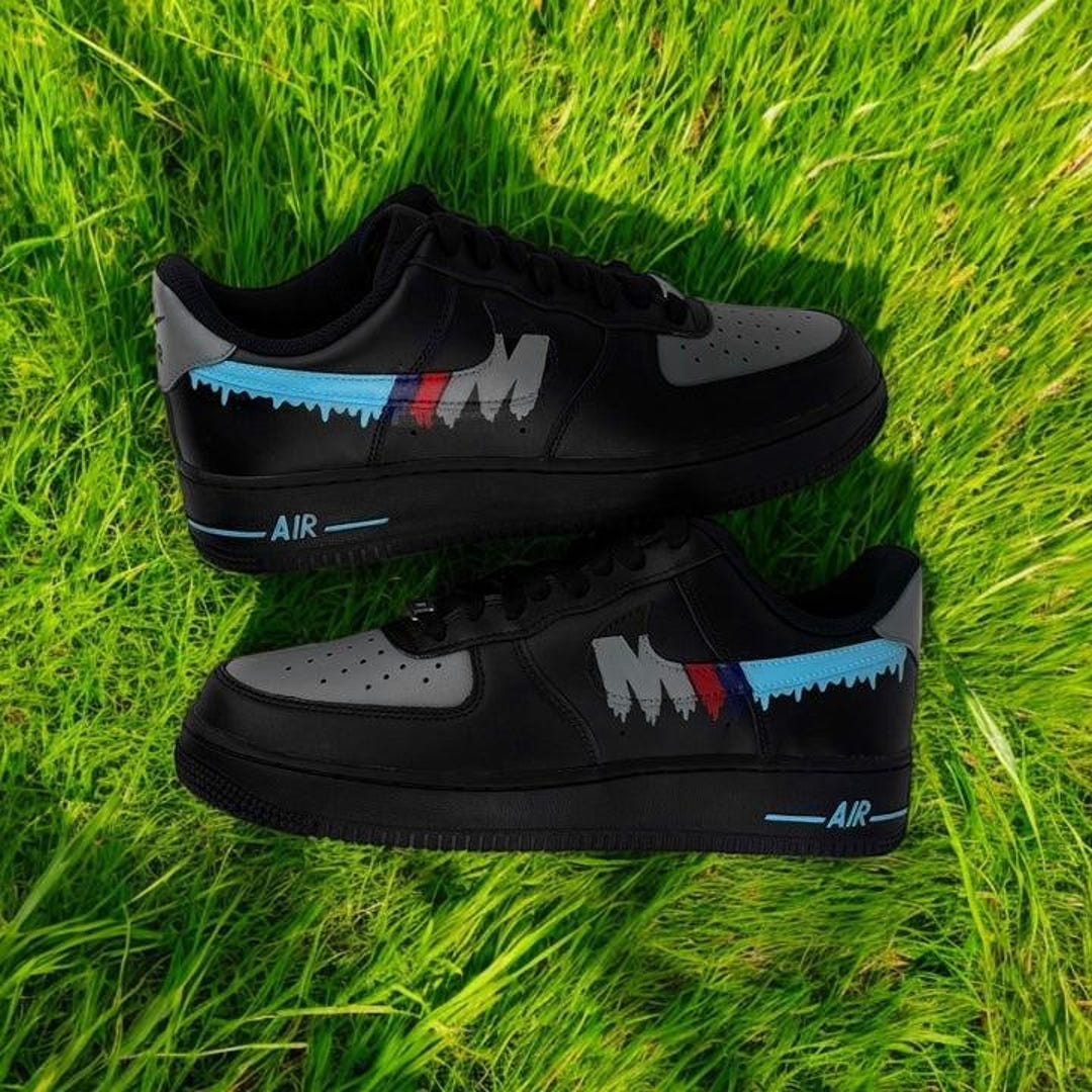 Custom BMW Air Force 1 Sneaker, Custom BMW AF1 Shoes, BMW Sneakers ...