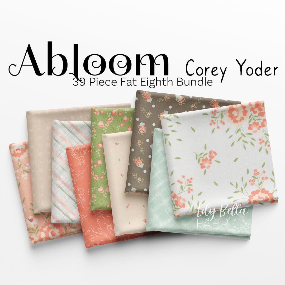 PRE-ORDER - Abloom Fat Eighth Bundle (39 Pcs) by Corey Yoder for Moda ...