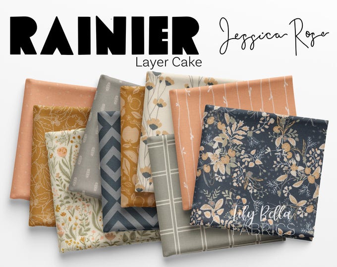 Rainier Layer Cake (42 Pcs) by Jessica Rose for Moda - Etsy