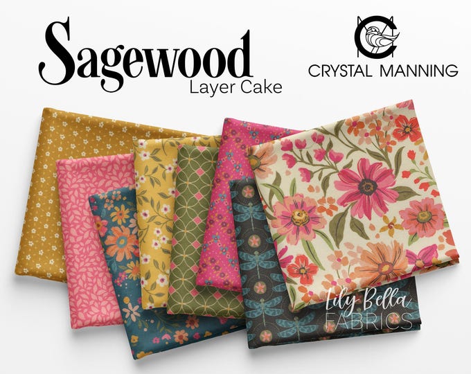 Sagewood Layer Cake (42 Pcs) by Crystal Manning for Moda - Etsy
