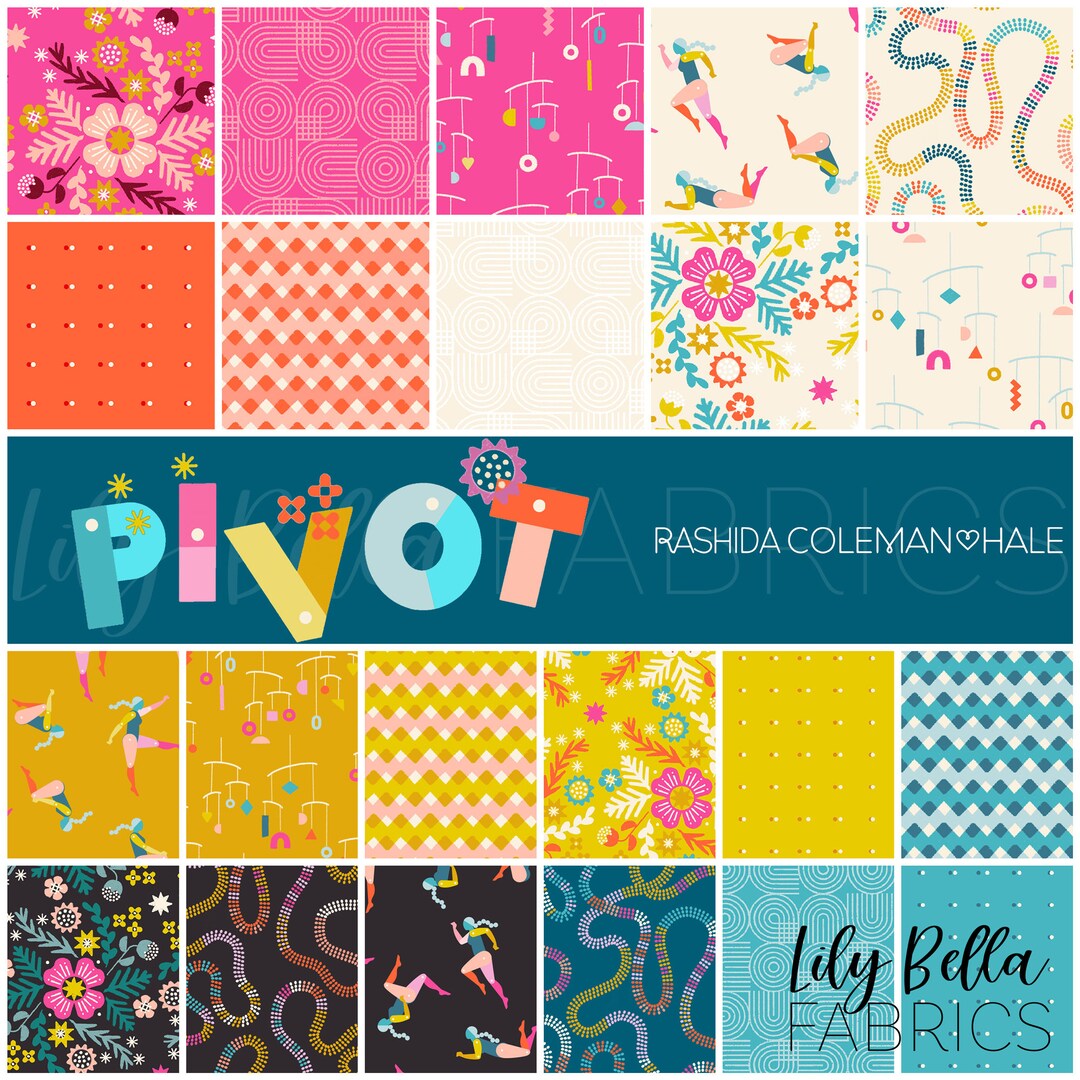 Pivot Jelly Roll (40 Pcs) by Rashida Coleman-hale for Ruby Star Society - Etsy