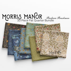 Morris Manor Fat Quarter Bundle (33 Pcs) by Barbara Brackman for Moda ...