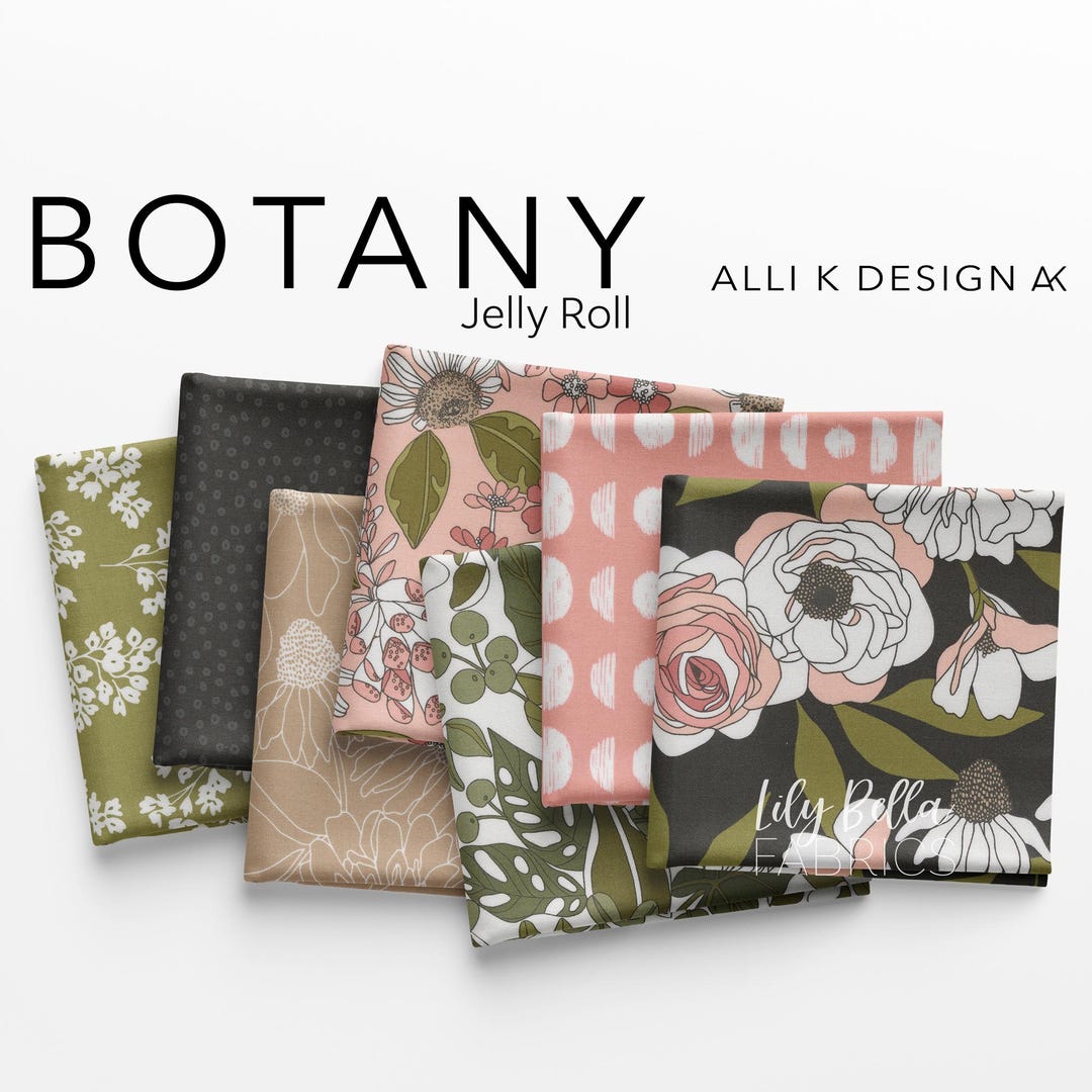 PRE-ORDER Botany Jelly Roll 40 Pcs by Alli K Design for Moda FEBRUARY ...