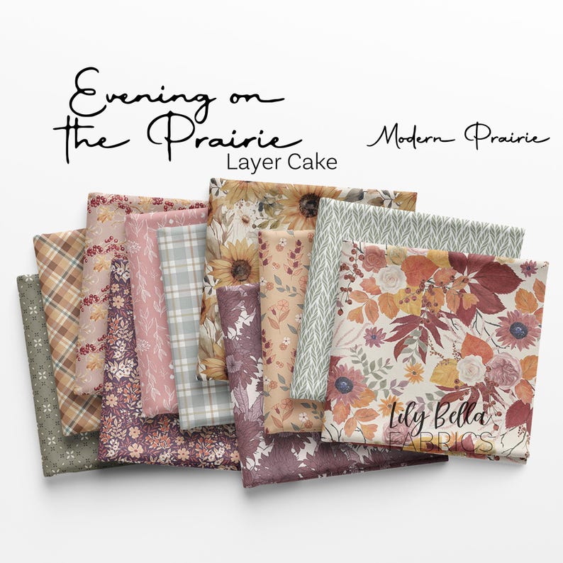 Evening on the Prairie 10 Inch Stacker (42 Pcs) by Modern Prairie for ...