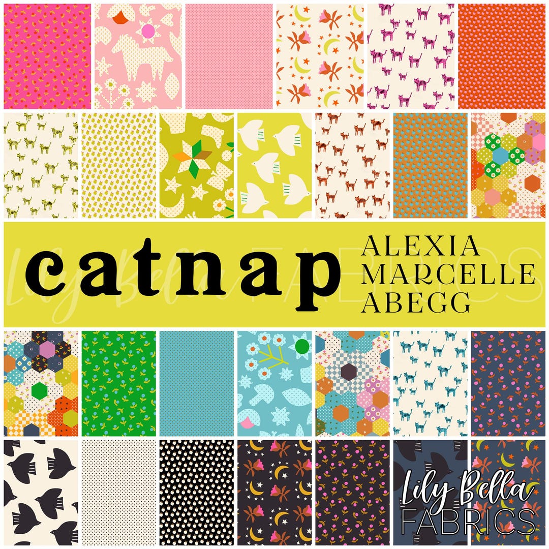 Catnap Layer Cake (42 Pcs) by Alexia Marcelle Abegg for Ruby Star ...