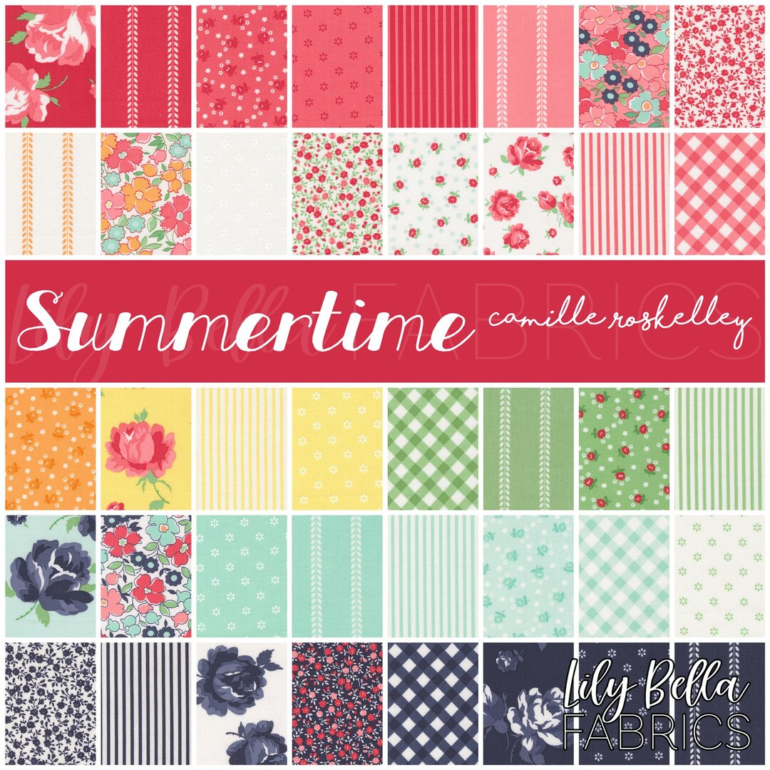 PRE-ORDER Summertime Layer Cake 42 Pcs by Camille Roskelley for Moda APRIL 2025 Release - Etsy