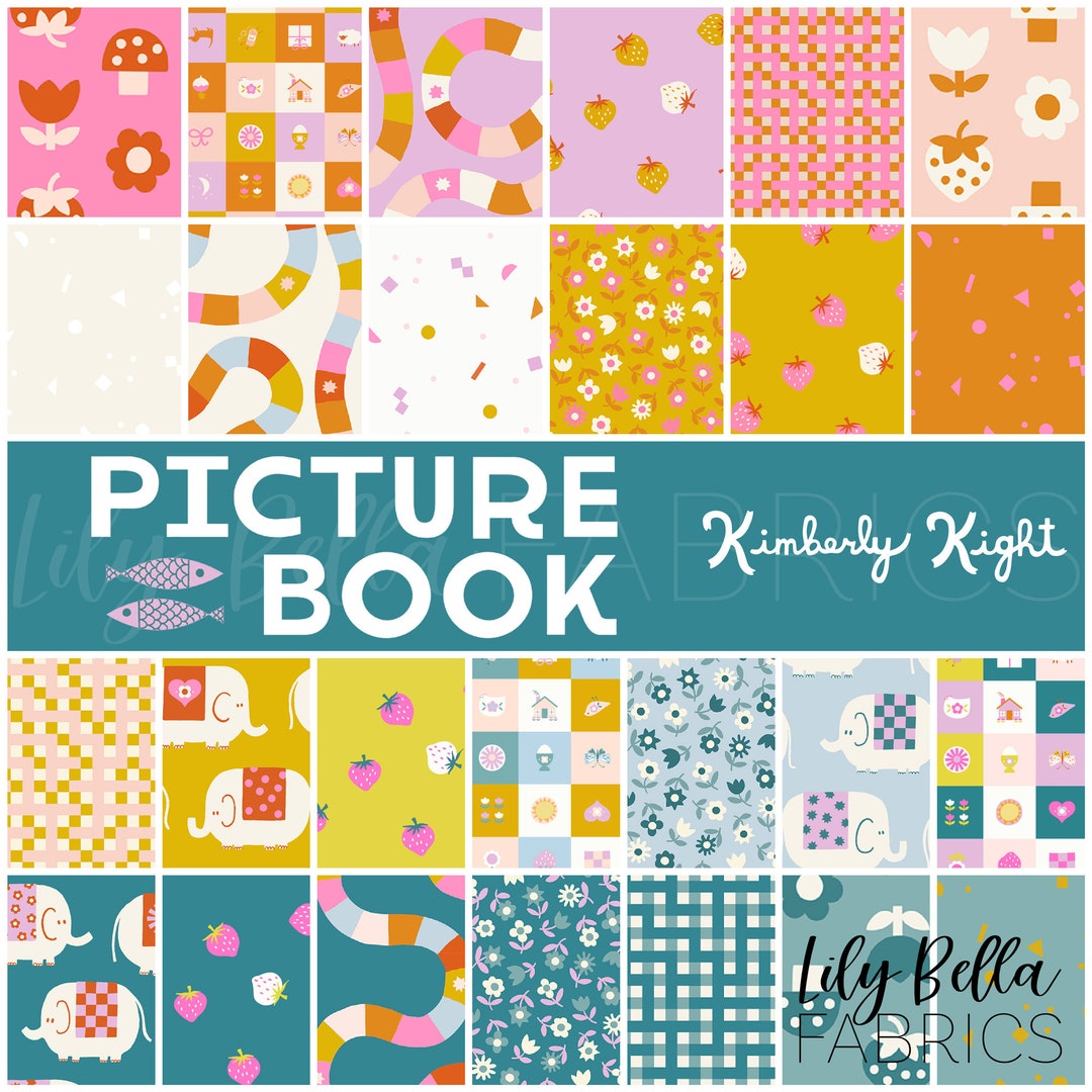 PREORDER Picture Book Jelly Roll 40 Pcs by Kimberly Kight for Ruby Star ...