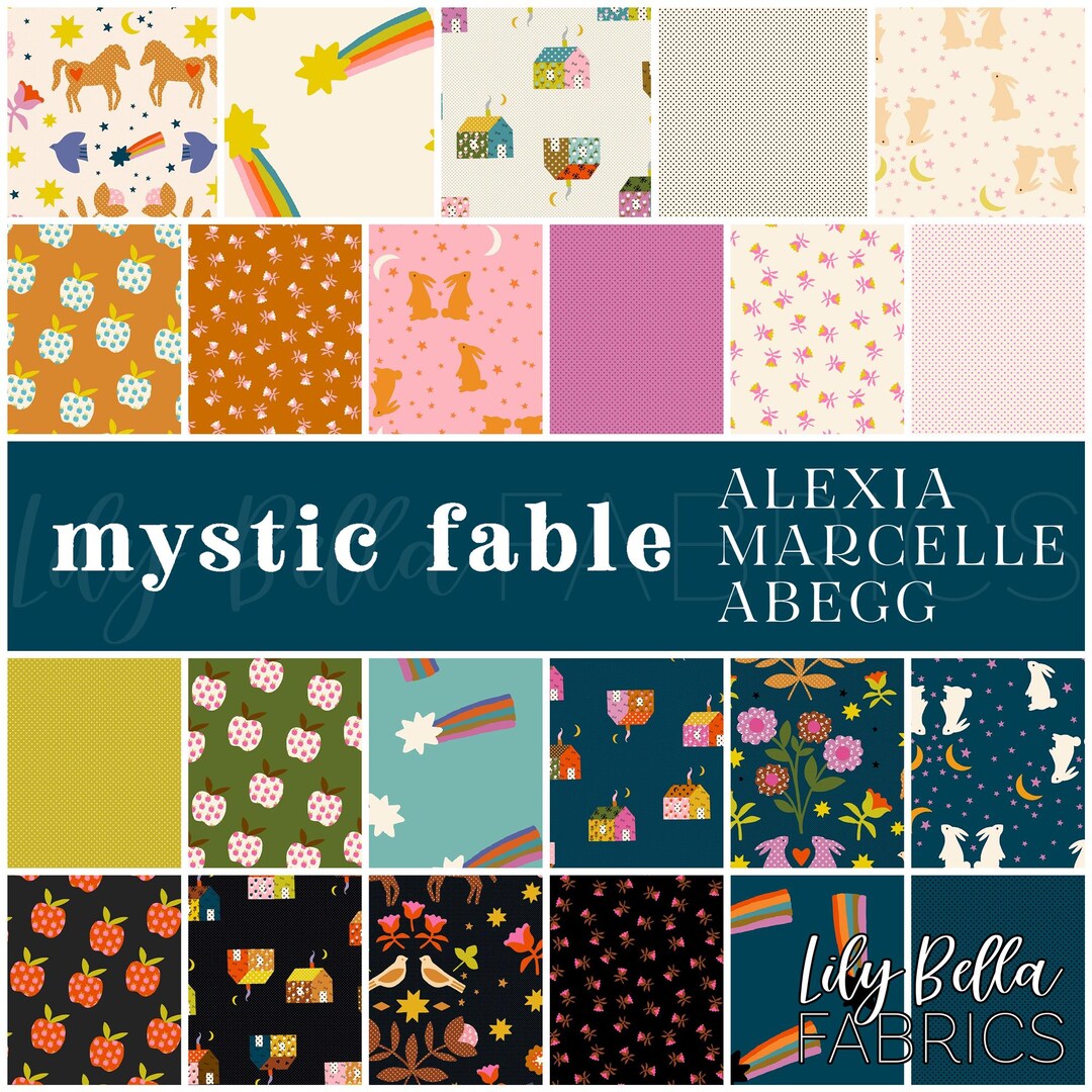 Mystic Fable Jelly Roll (40 Pcs) by Alexia Marcelle Abegg for Ruby Star ...