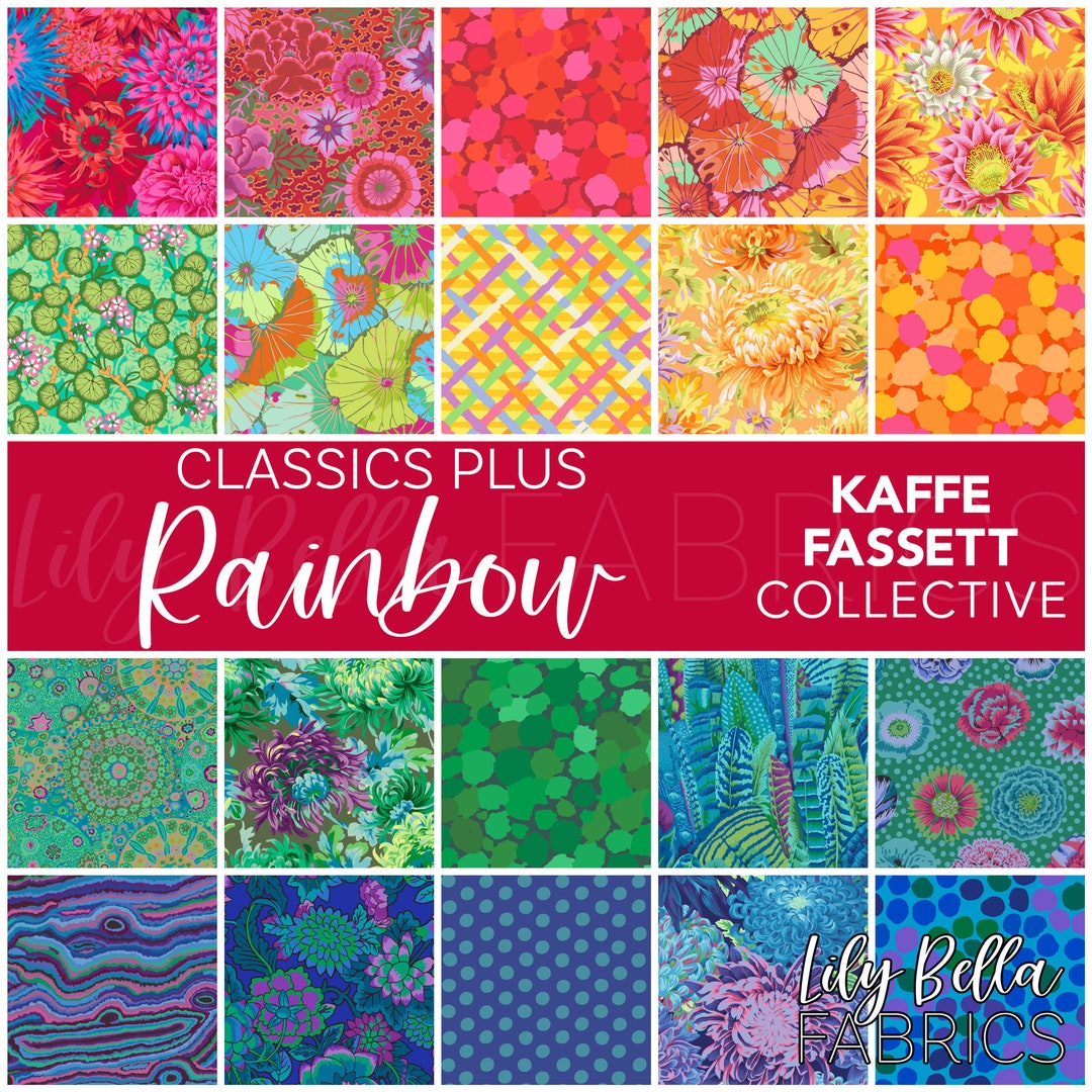Classics Plus: Rainbow Design Roll (40 Pcs) by Kaffe Fassett Collective ...