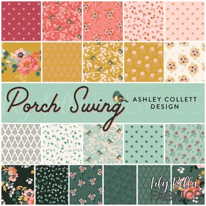 Porch Swing Rolie Polie 40 Pcs by Ashley Collett Design for Riley Blake ...