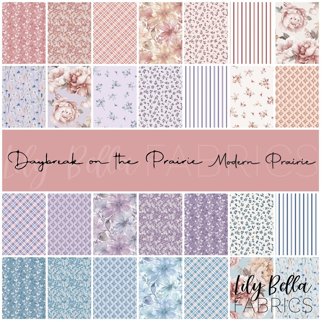 Daybreak on the Prairie Rolie Polie (40 Pcs) by Modern Prairie for ...