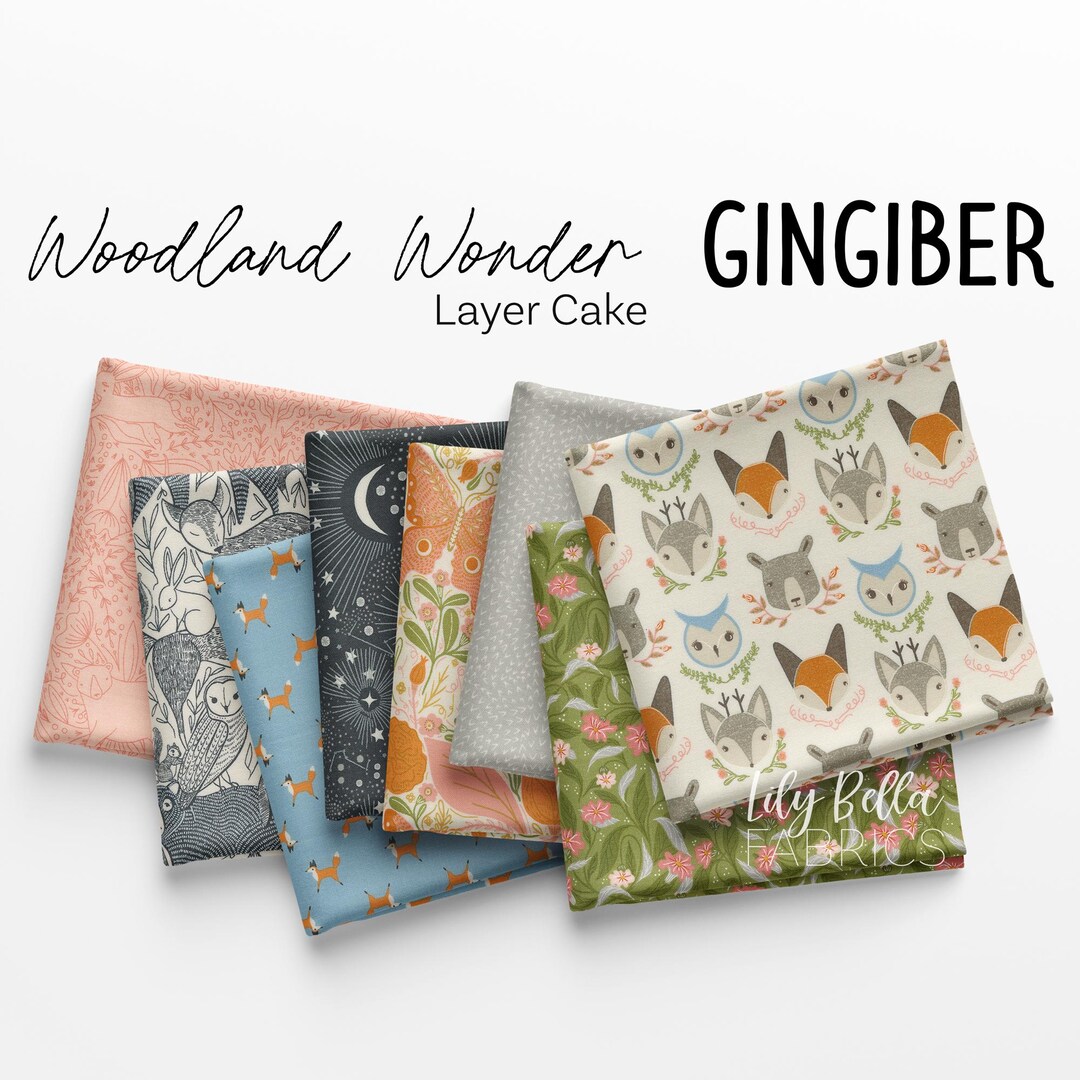 Woodland Wonder Layer Cake 42 Pcs by Gingiber for Moda - Etsy