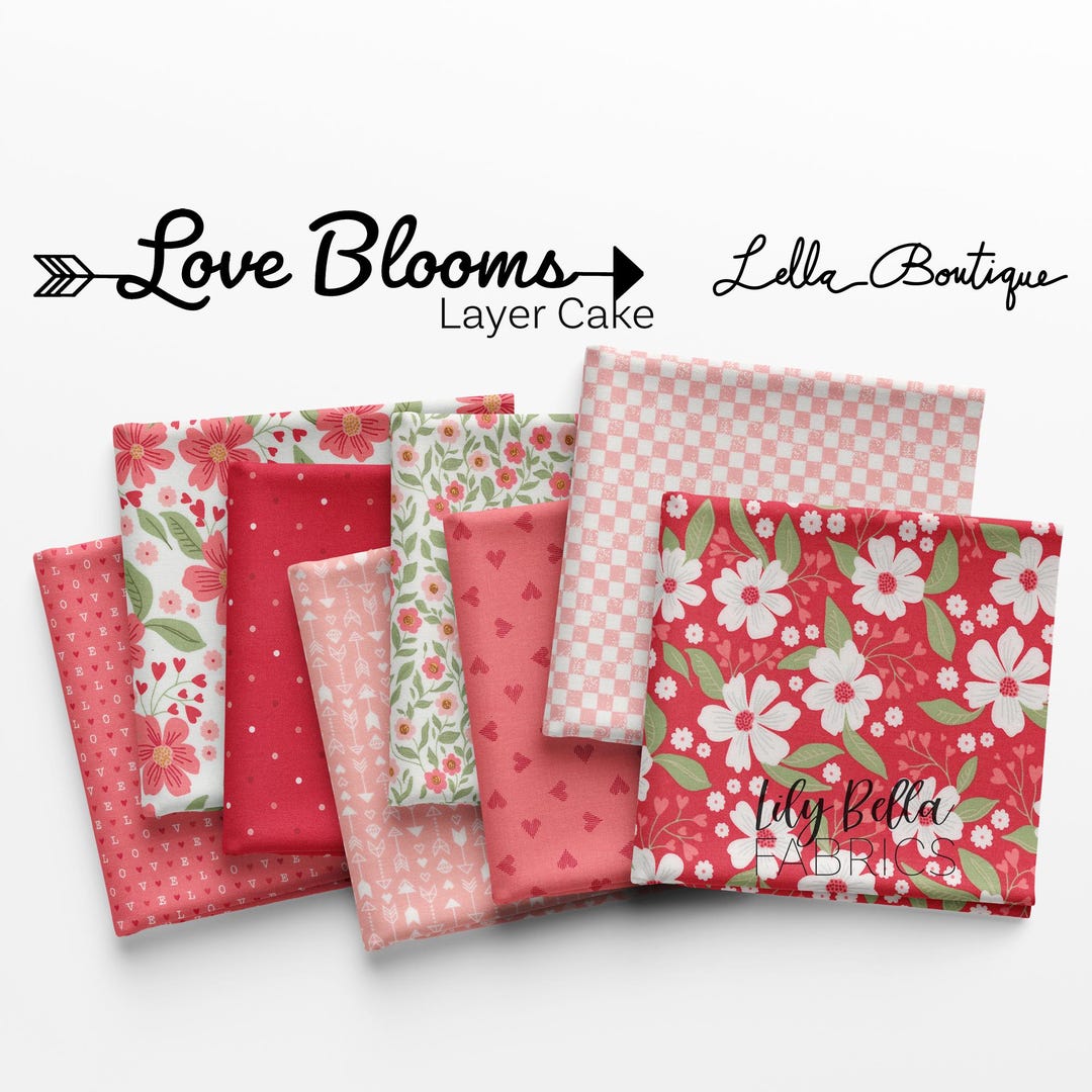 Love Blooms Layer Cake (42 Pcs) by Lella Boutique for Moda - Etsy