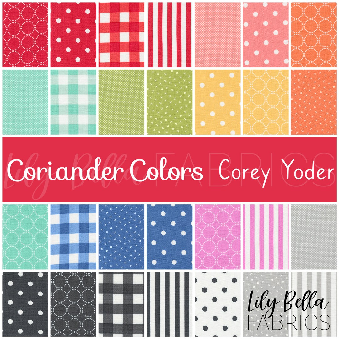 Coriander Colors Jelly Roll (40 Pcs) by Corey Yoder for Moda - Etsy
