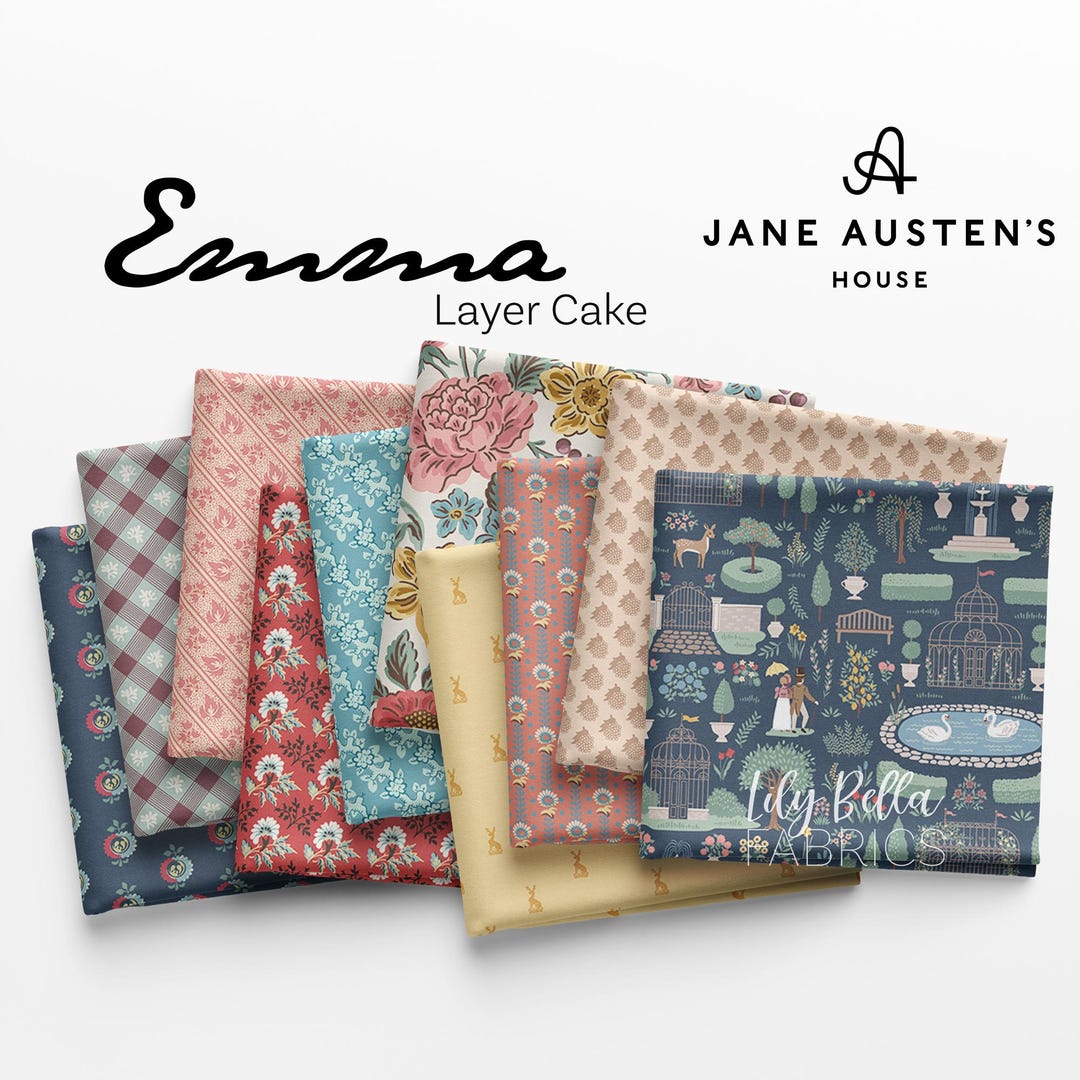 Emma 10 Inch Stacker (42 Pcs) by Jane Austen's House for Riley Blake - Etsy
