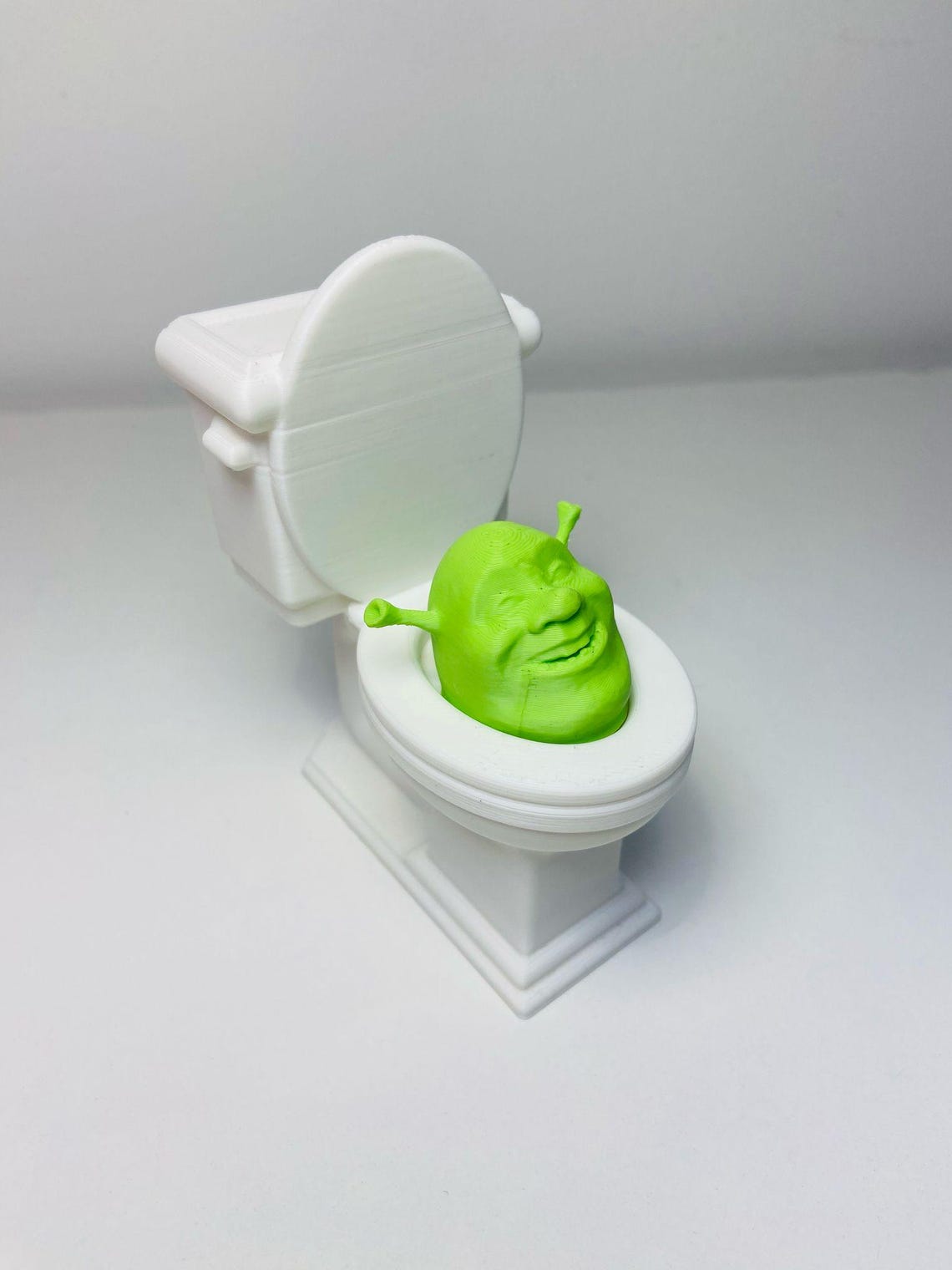Skibidi Shrek Toilet – Funny 3D Printed Desk Toy, Meme Collectible - Etsy
