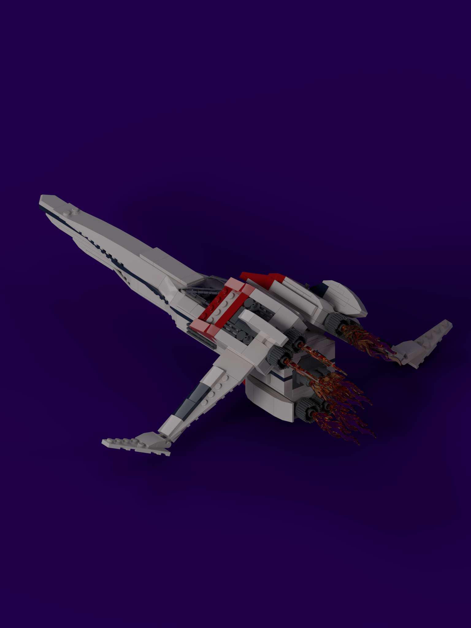 Shane Gooseman's Interceptor From Galaxy Rangers Lego MOC | PDF ...