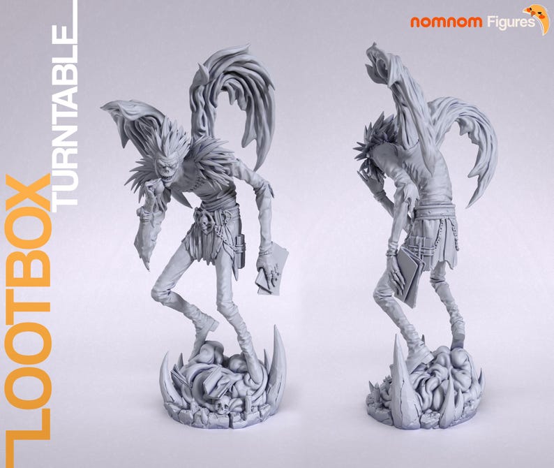 Death Note: Ryuk – 3D Printed Figure – Resin Model Kit – Painted ...