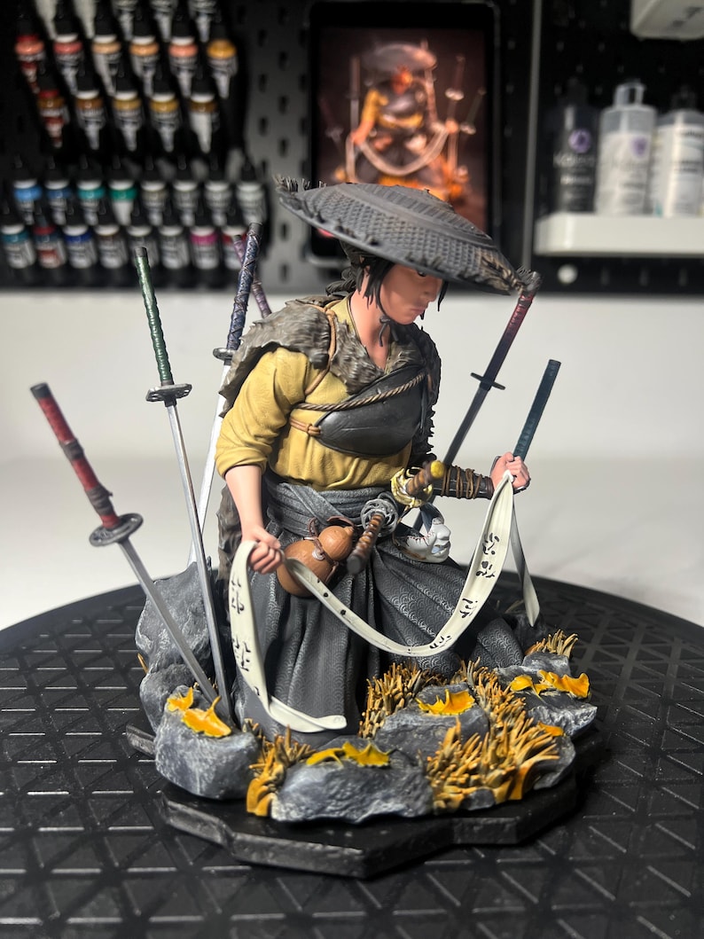 Ronin Samurai Warrior – 3D Printed Figure – Resin Model Kit – Painted ...