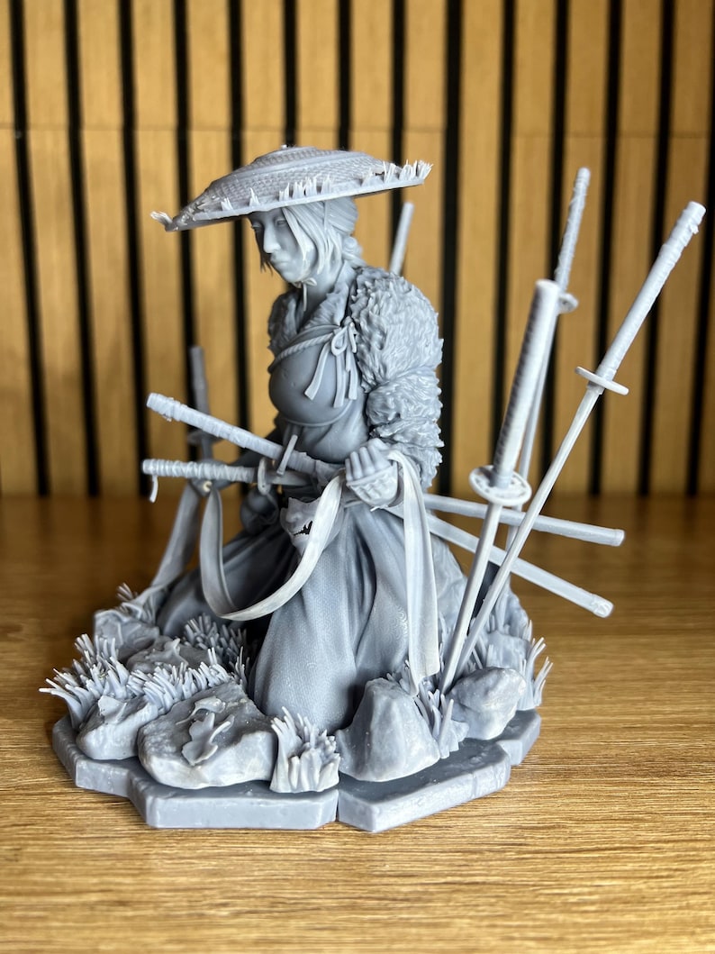 Ronin Samurai Warrior – 3D Printed Figure – Resin Model Kit – Painted ...