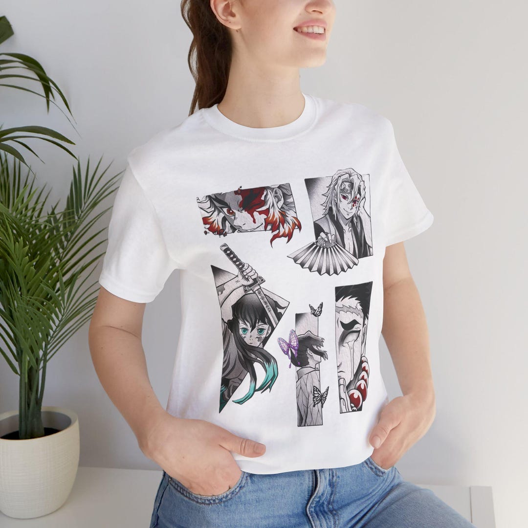 Anime Demon Slayer Hashira Flame Stone Mist Sound Insect Tee, Shirt ...