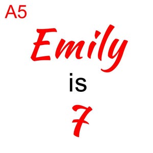 Personalized Balloon Vinyl Name Sticker -, Custom Sticker for Wedding ...