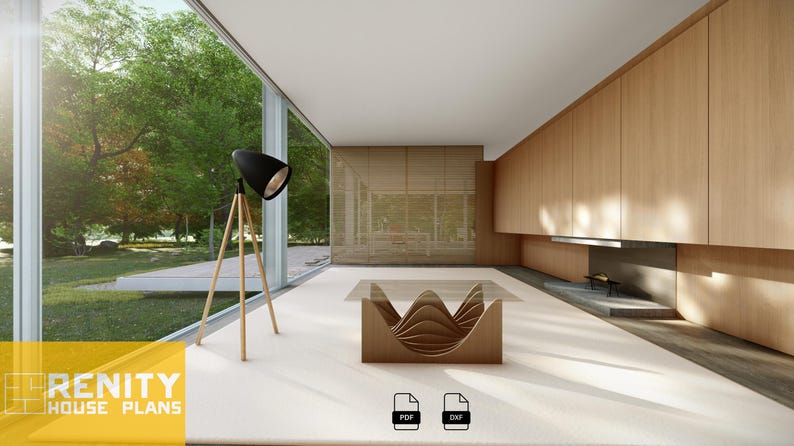 Parametric Center Table - GUDEA / Wooden Furniture / Digital Files for ...