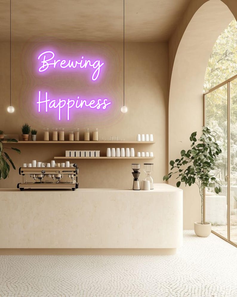 Custom Cafe Neon Sign,coffee Shop LED Sign,personalized Neon Sign ...