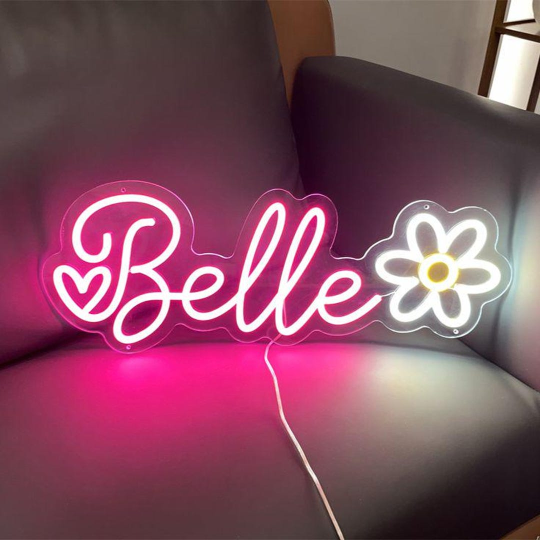 Custom LED Neon Name Sign, Kids Room Decor - Etsy