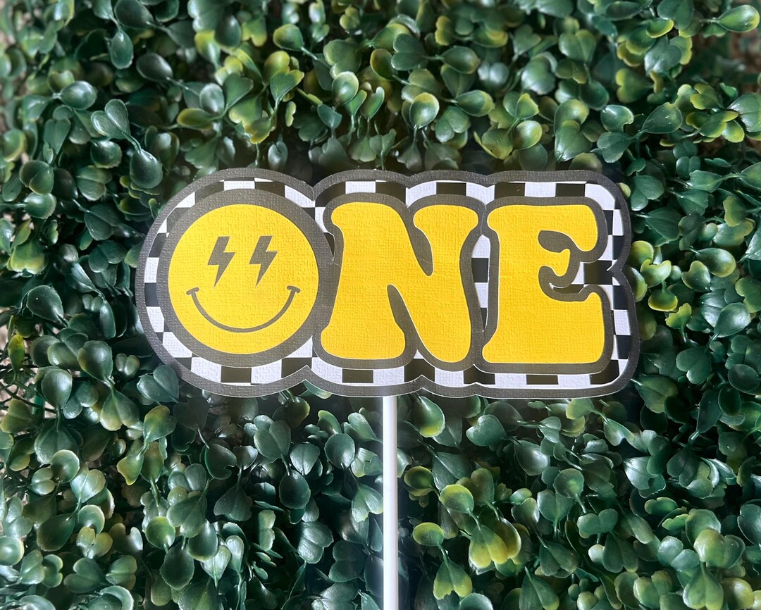 One Cake Topper - One Rad Dude - One Cool Dude - First Birthday - Etsy