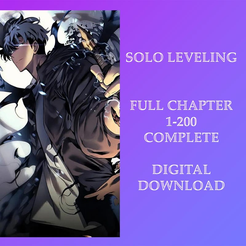 Solo leveling manga wallpaper - Etsy.de