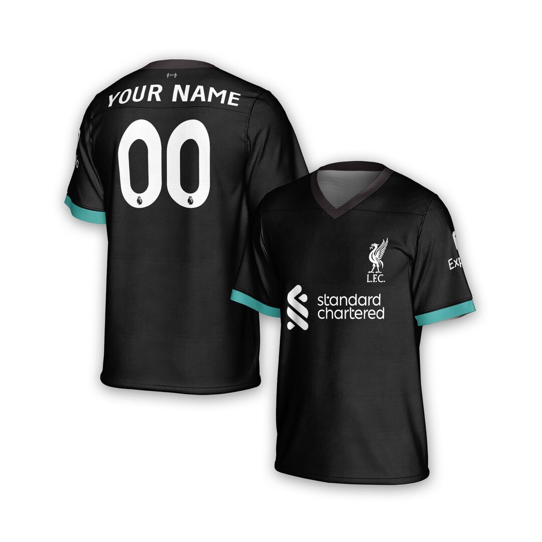 Personalized Liverpool Jersey 2024/25 Away Match Style Soccer Shirt ...