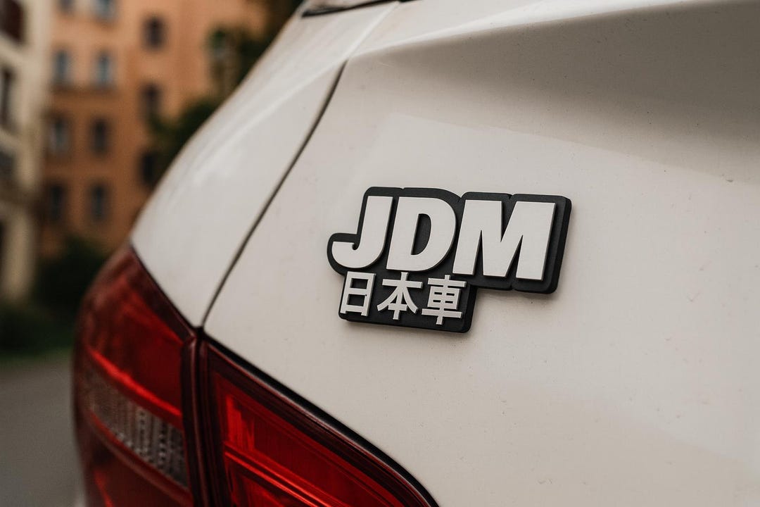 JDM Car Emblem – 3D Printed Japanese Style Badge (bolts / Magnets ...