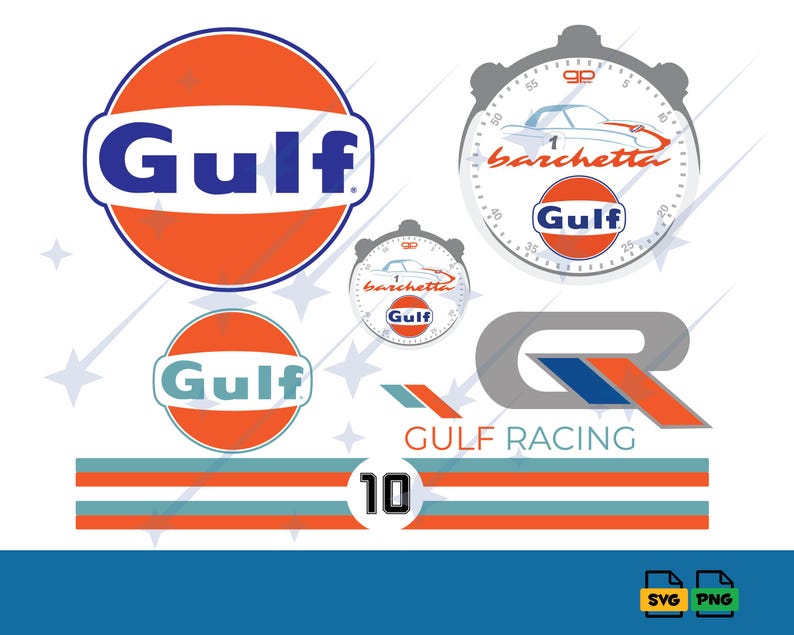 Gulf - SVG and PNG Files - Etsy