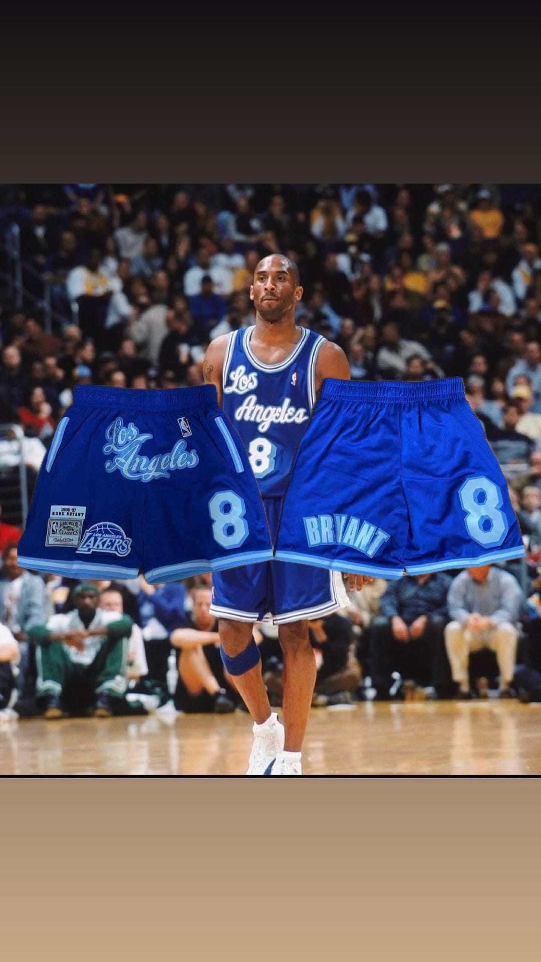 Kobe Bryant Los Angeles Streetwear, Mesh Short, Unisex Short, Men Short ...