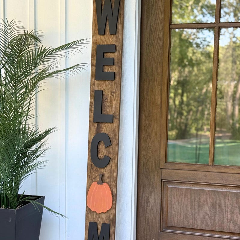 Tall Fall Sign - Etsy