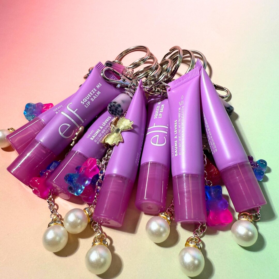 Lip Balm Key Chain Charm for Purse Accesory for Backpack Charm for ...