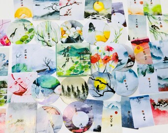 Flower stickers | Etsy