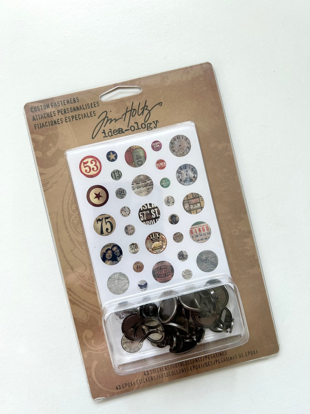 Tim Holtz Idea-ology, Custom Fasteners, Embellishments, Vintage ...