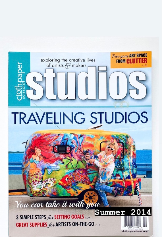 Cloth paper scissors studio magazine back issues Mixed Media | Etsy