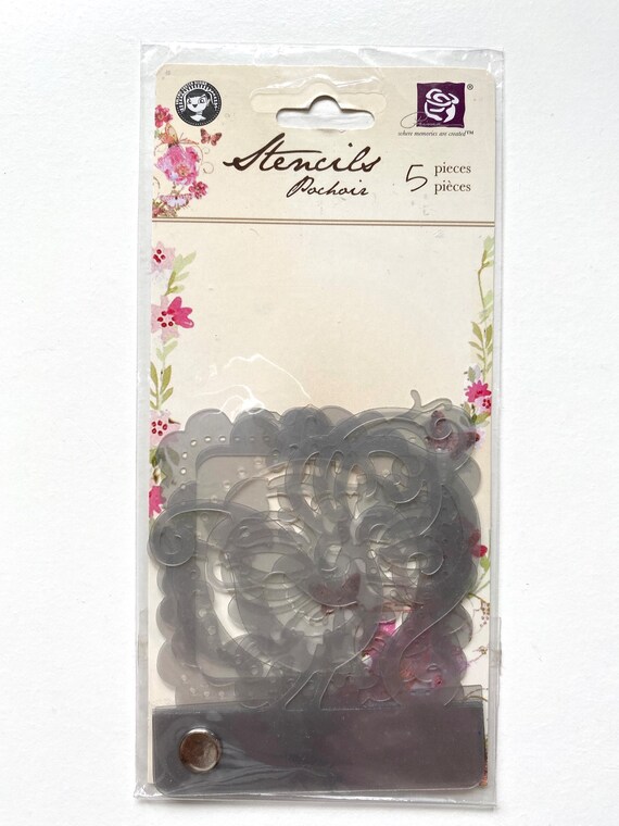 Prima Stencils Mini Stencil Mixed Media Art Journaling Art - Etsy