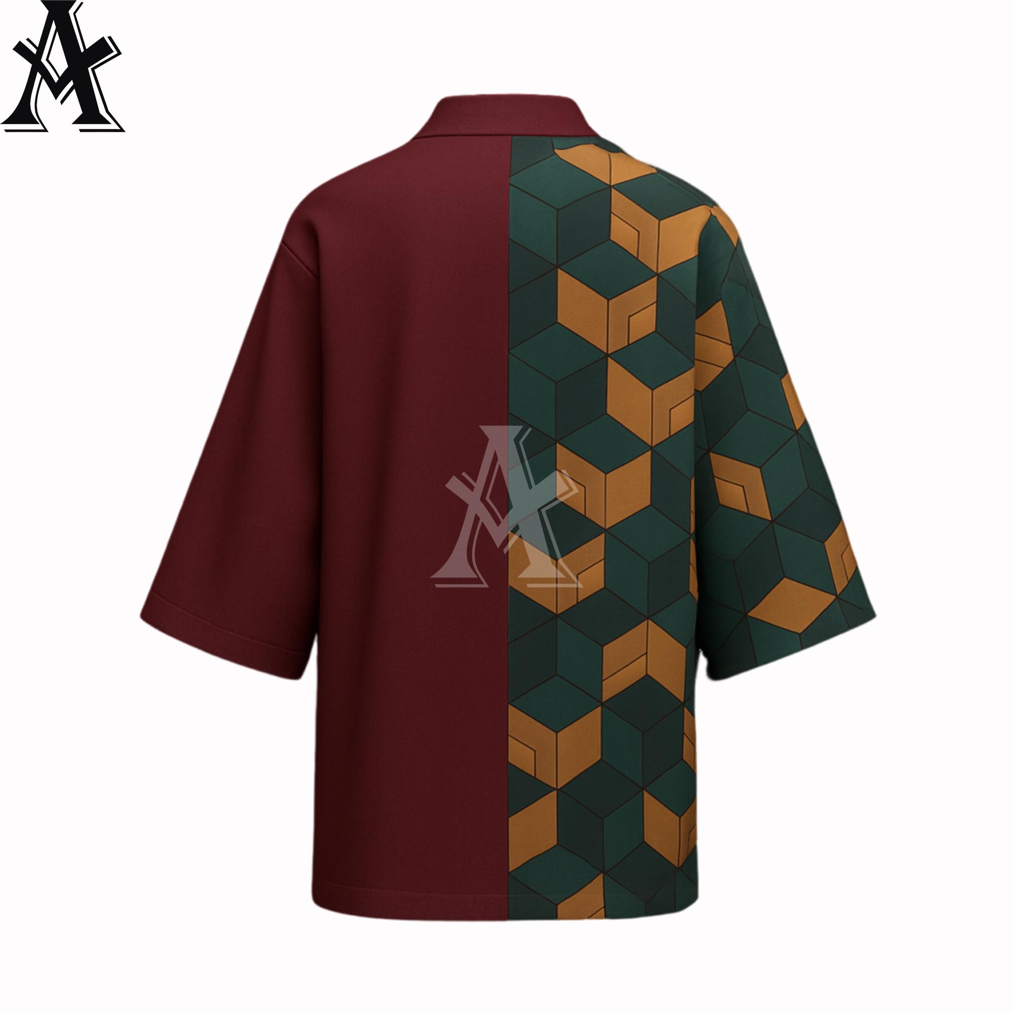 Giyu Tomioka Kimono Robe: Unisex Anime Haori Jacket, Gift for Him - Etsy
