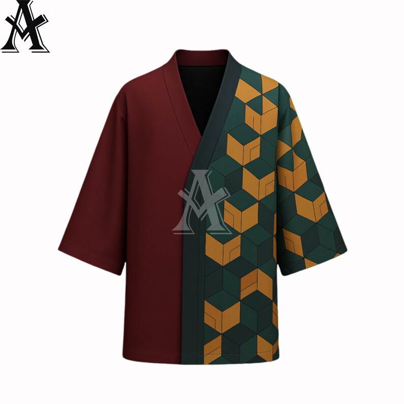 Giyu Tomioka Kimono Robe: Unisex Anime Haori Jacket, Gift for Him - Etsy
