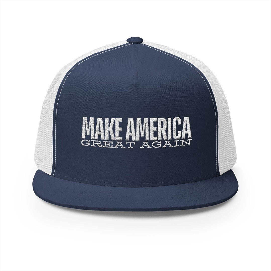 Make America Great Again Trucker Cap, Patriotic Baseball Hat, Outdoors ...