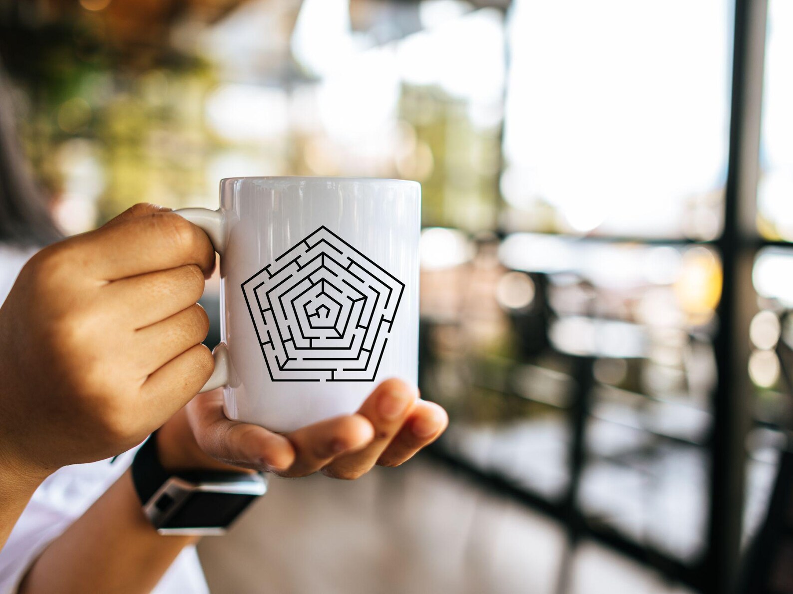 Labyrinth SVG Bundle,maze Svg Files for Cricut,labyrinth Monogram ...