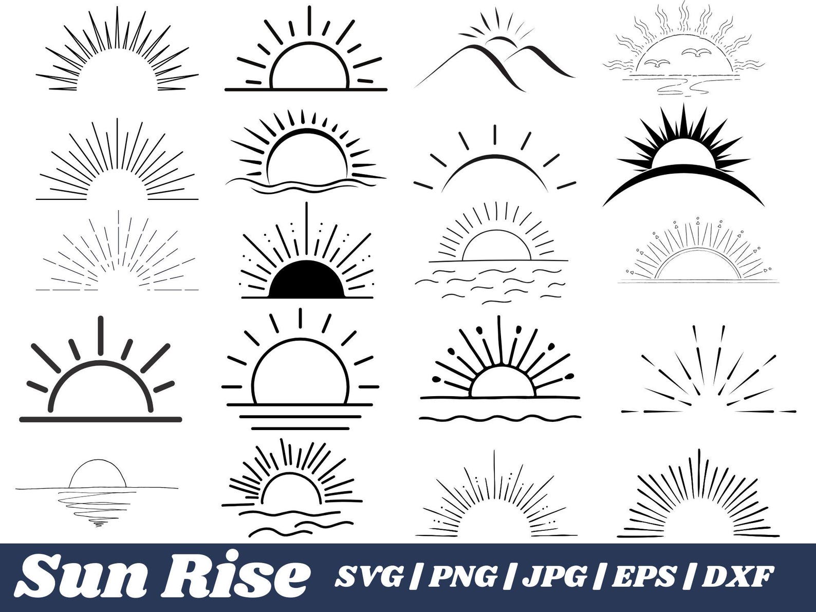 Sunrise Svg,sun Svg ,sun Svg for Cricut,sunrise Clipart,sunset Svg,sunrise Cricut,sunset ...