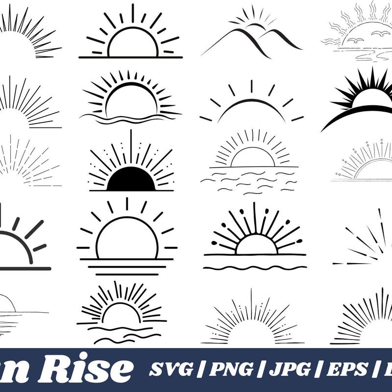 Sun Svg Cupcake Topper - Etsy