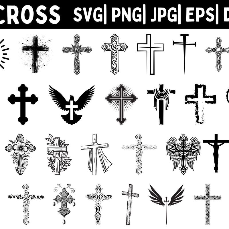 Cross Details Svg - Etsy