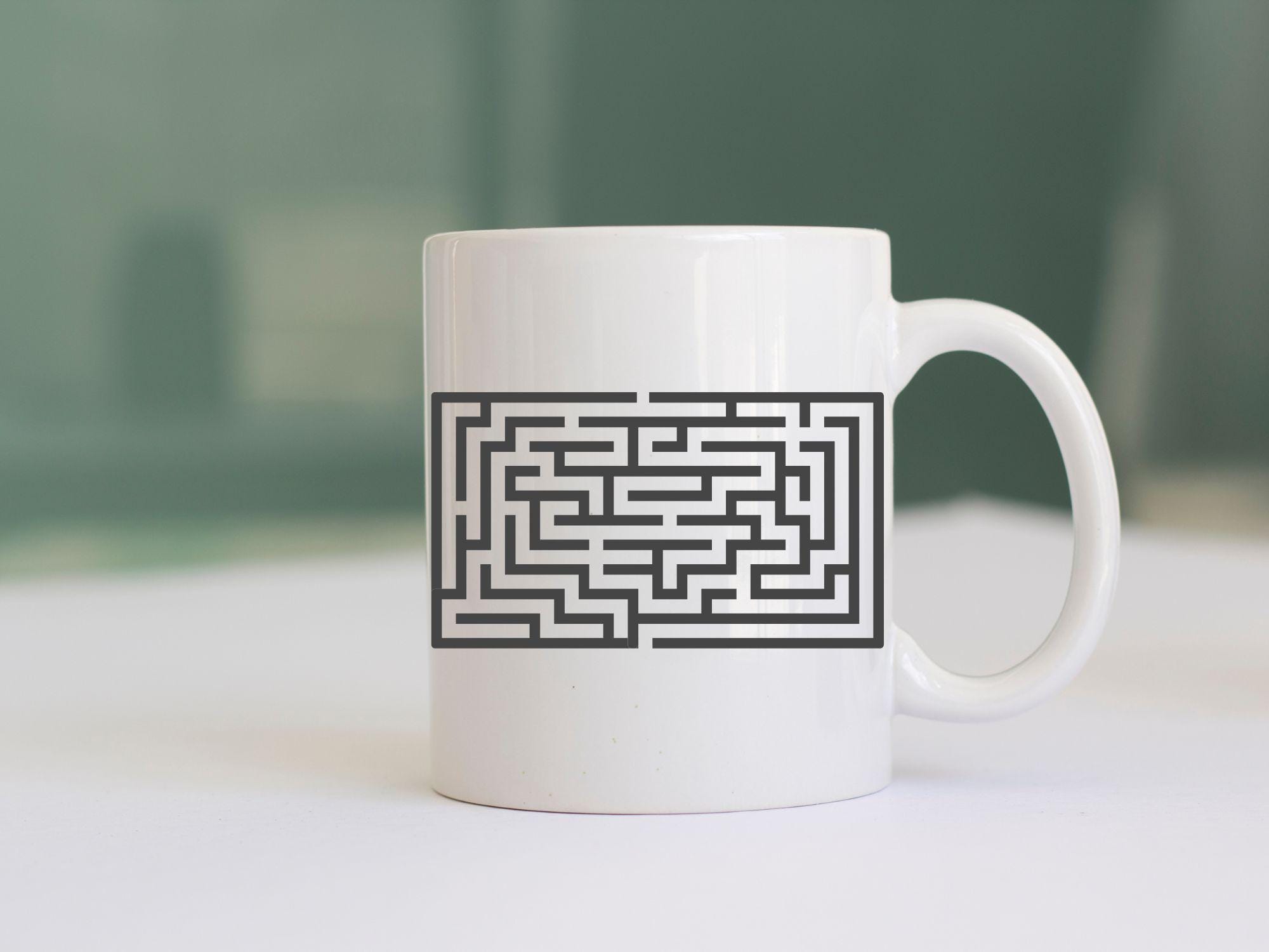 Labyrinth SVG Bundle,maze Svg Files for Cricut,labyrinth Monogram ...