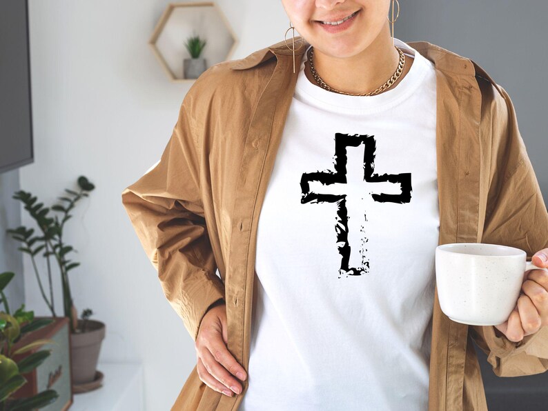 Christian Cross SVG Bundle: Faith, Distressed, Religious Clipart ...